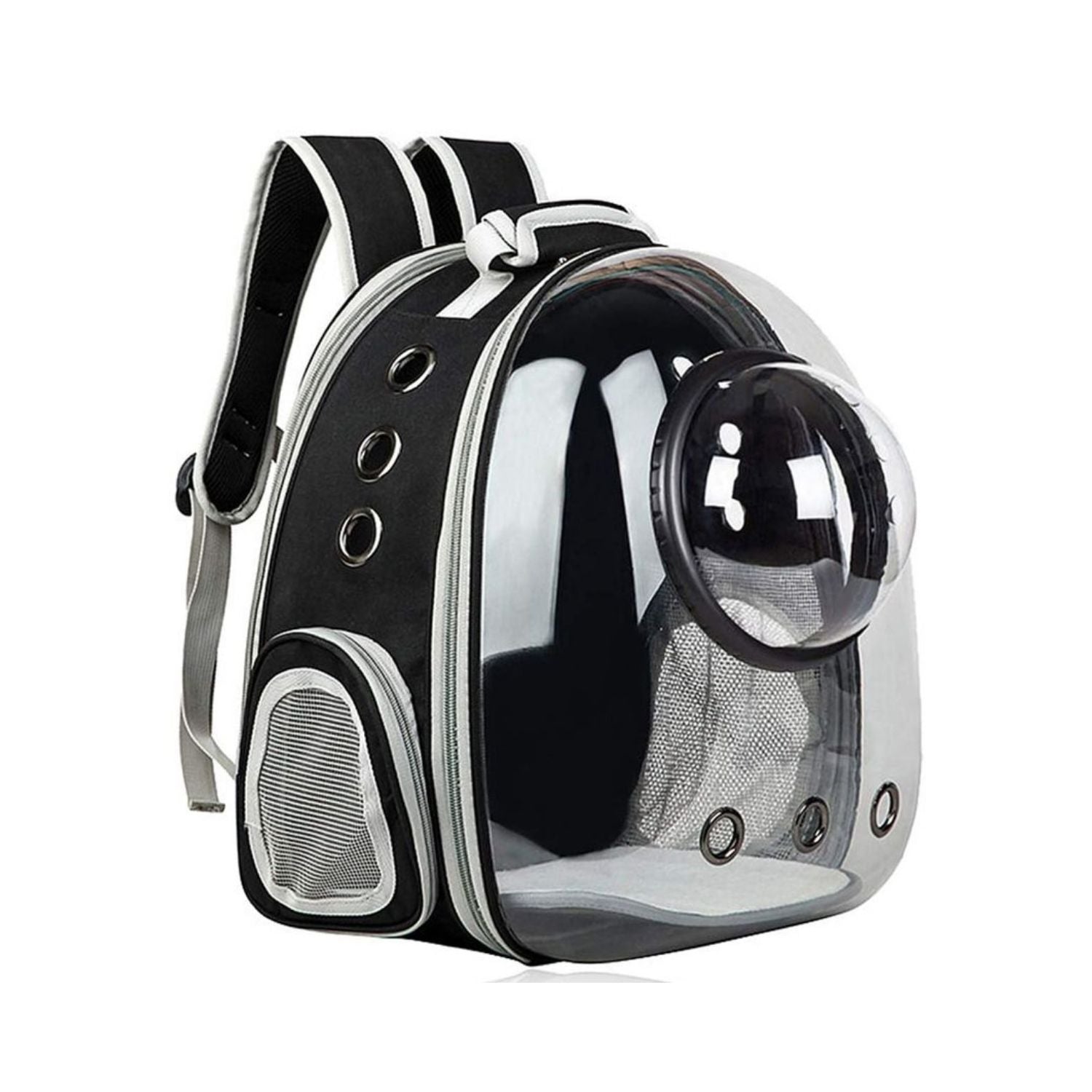 Floofi Space Capsule Backpack - Model 2 (Black) FI-BP-108-FCQ ...